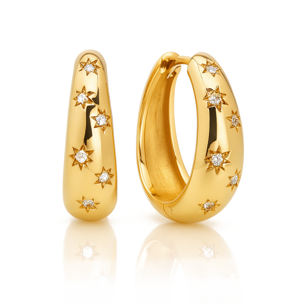 Cosmic Star Abba Hoops – Elizabeth Stone